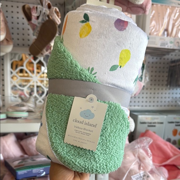 cloud island | Other | Cloud Island Velboa Blanket With Fruit Motif ...